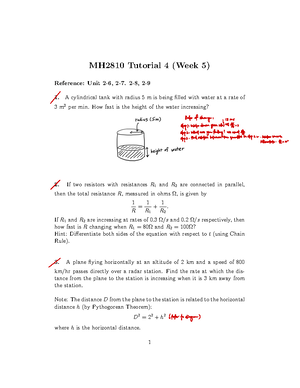 Tutorial 2 (Week 3) - ####### MH2810 Tutorial 2 (Week 3) – Solution ...