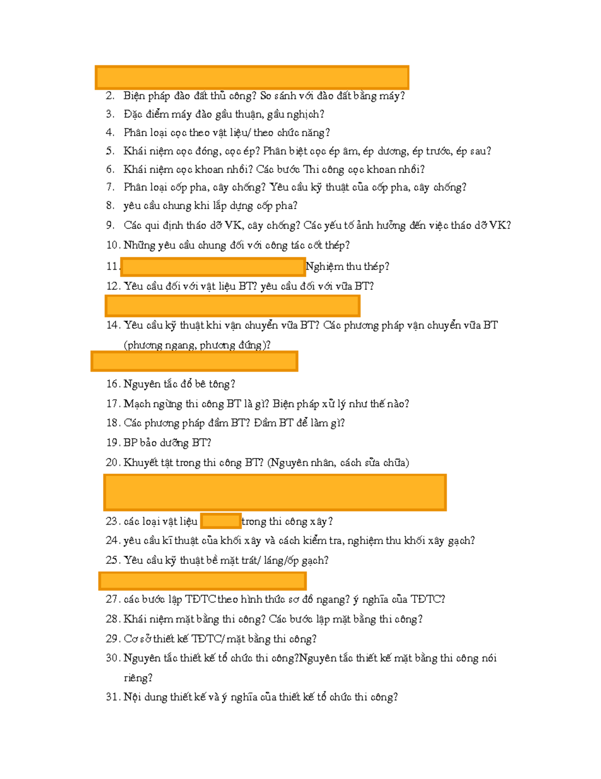 De cuong on thi TCCT - C ̧c chØ tiªu c¬ lý cña ®Êt ¶nh h-ëng ®Õn kü thuËt thi c«ng? BiÖn ph ̧p ...