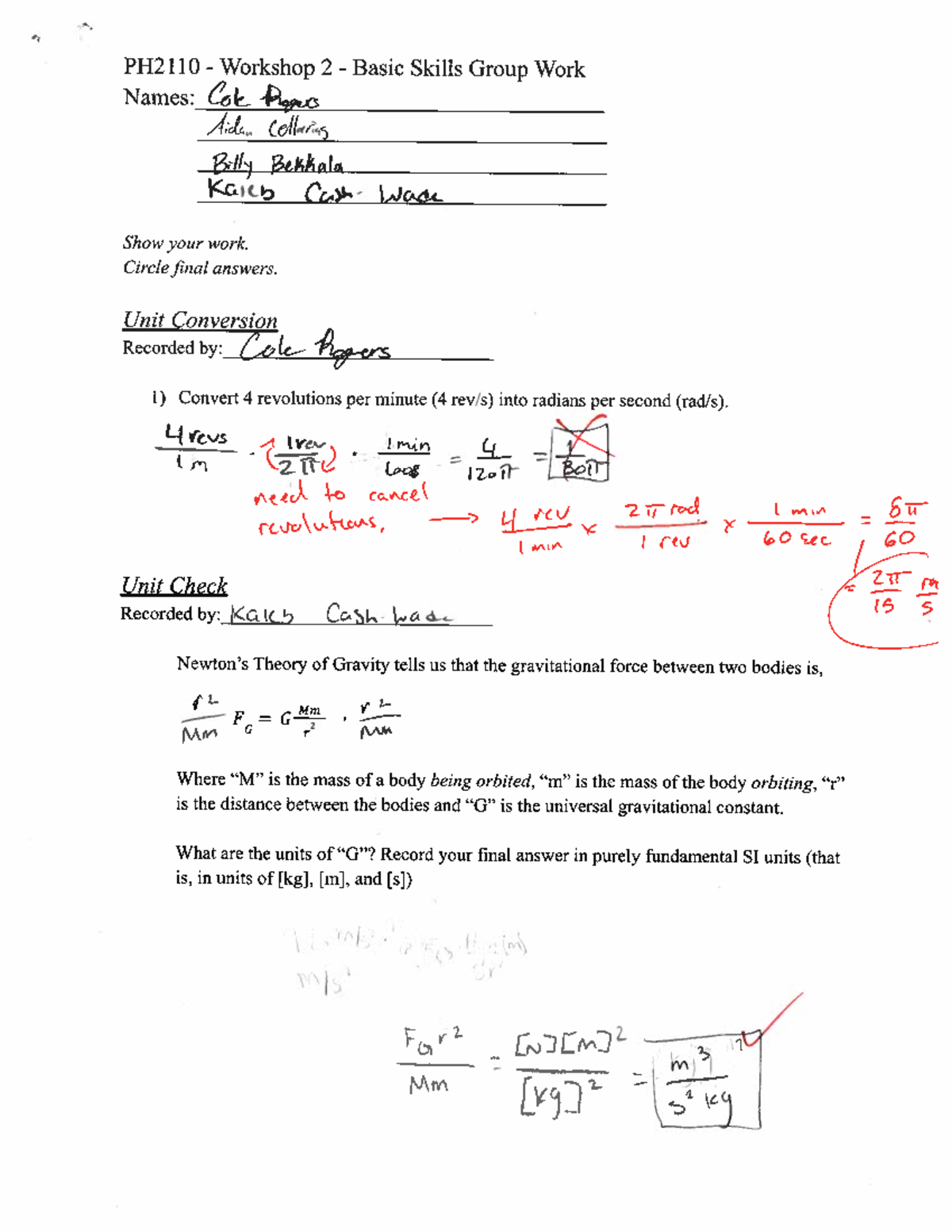 PH2110 WS2 work - PH 2110 - Studocu