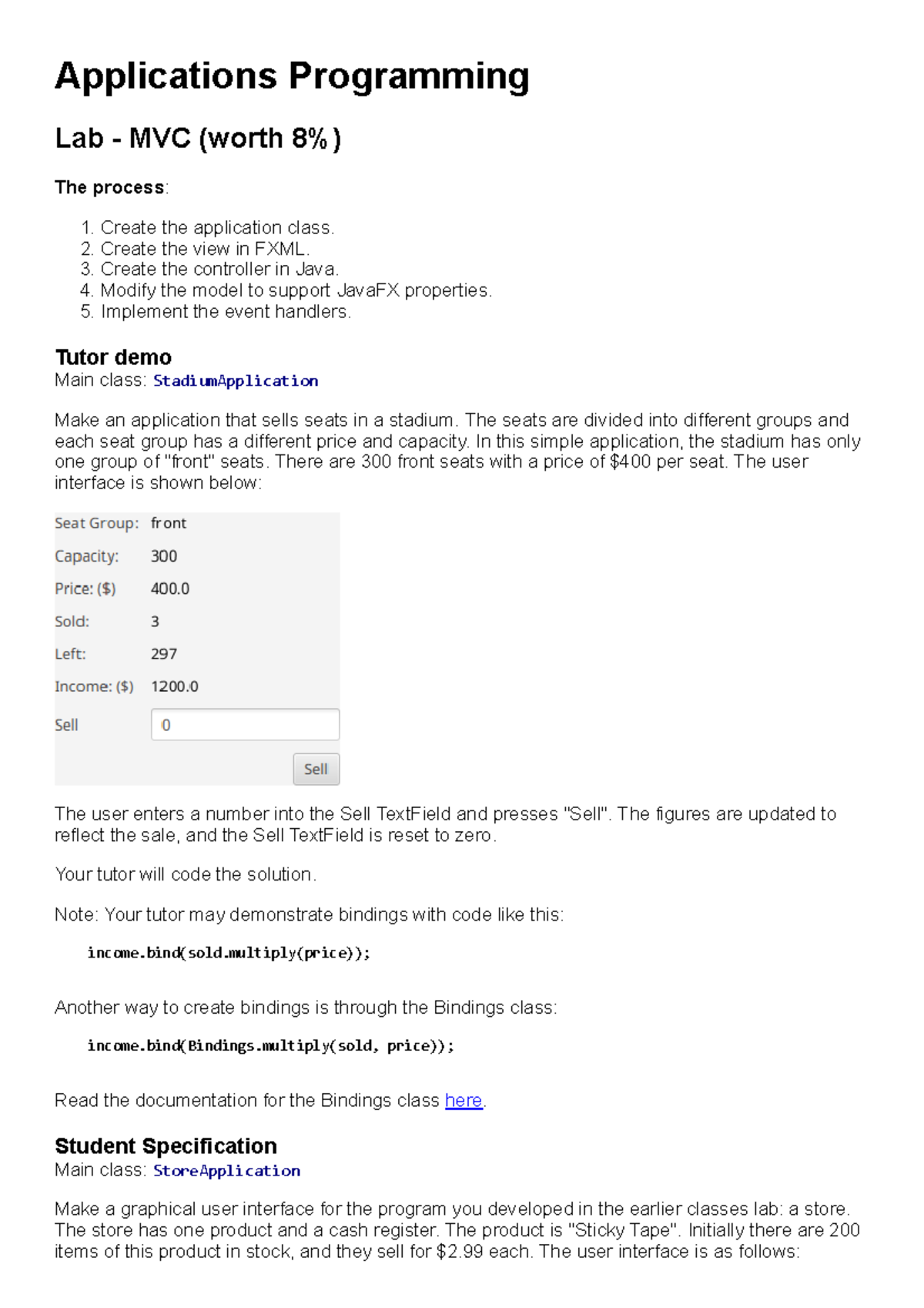 Lab Guide-MVC-2021SPR - 048024 - Studocu