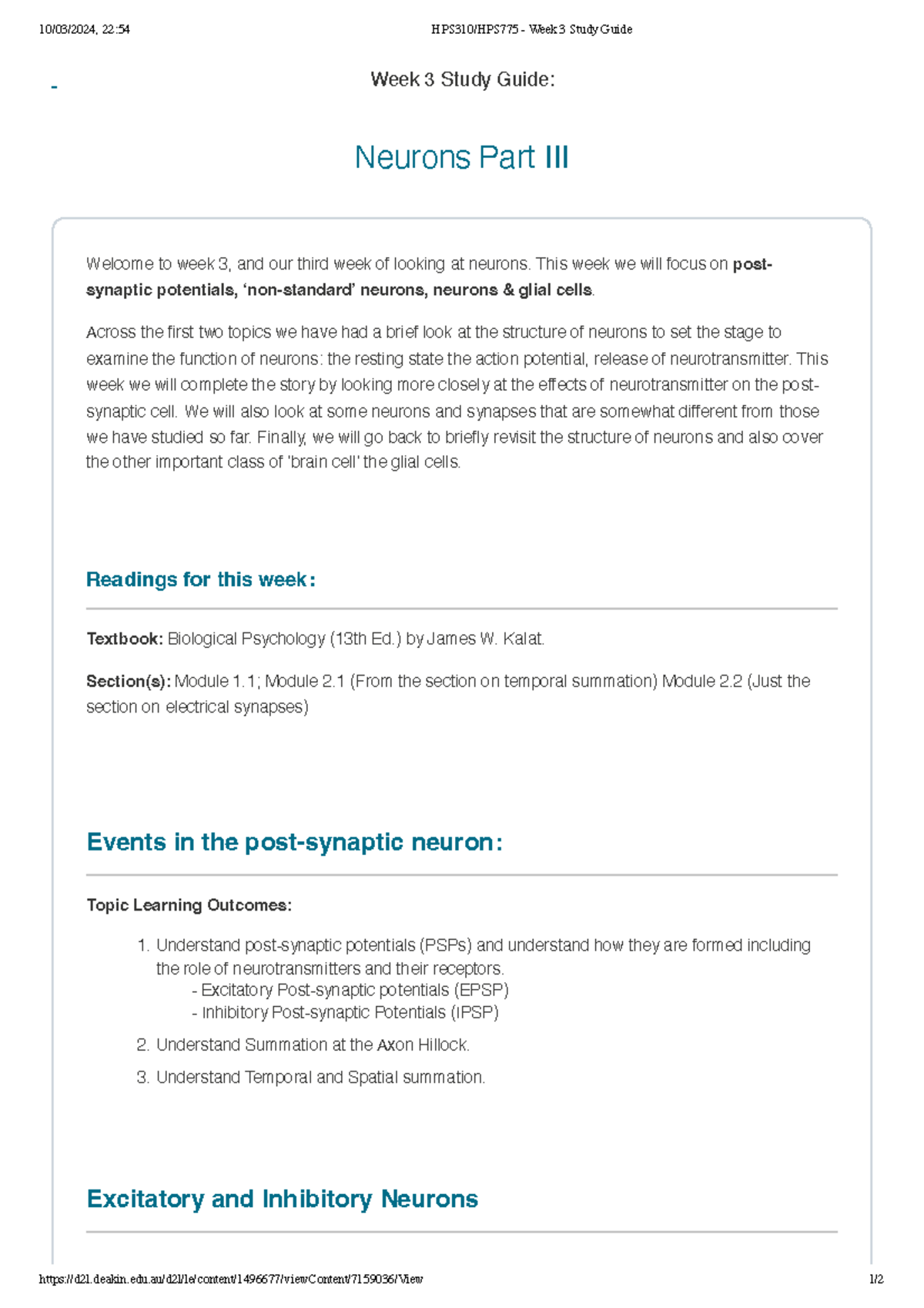 HPS310 Week 3 - Study Guide - 10/03/2024, 22:54 HPS310/HPS775 - Week 3 ...
