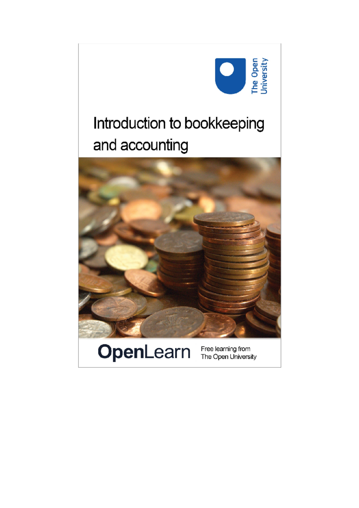 Introduction to bookkeeping and accounting - B190_ Introduction to ...