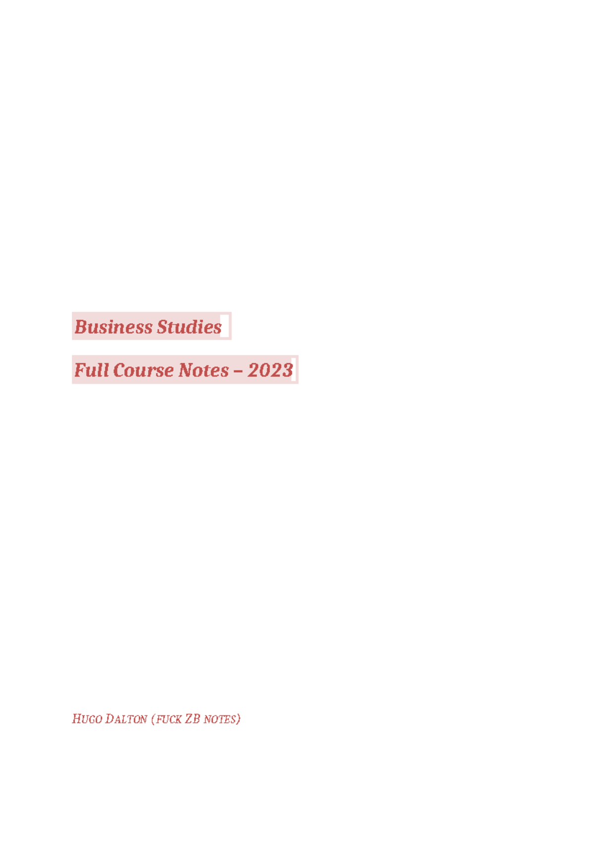 Operations Notes - Business Studies Full Course Notes – 2023 🍋🍋🍋 🏴🍺🥊 ...
