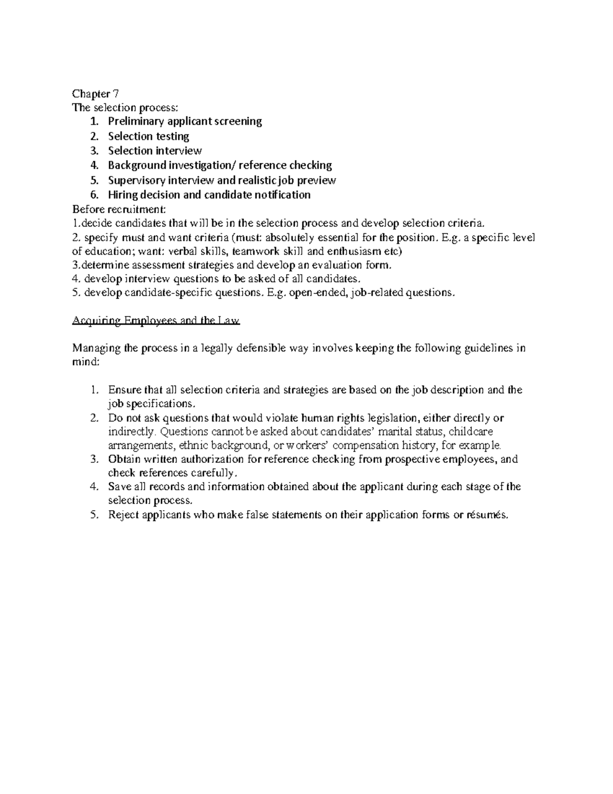 Chapter 7 notes - Warning: TT: undefined function: 32 Chapter 7 The ...
