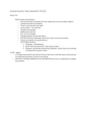 Reflection 1 - The Common Threads The Common Threads of Social Justice ...