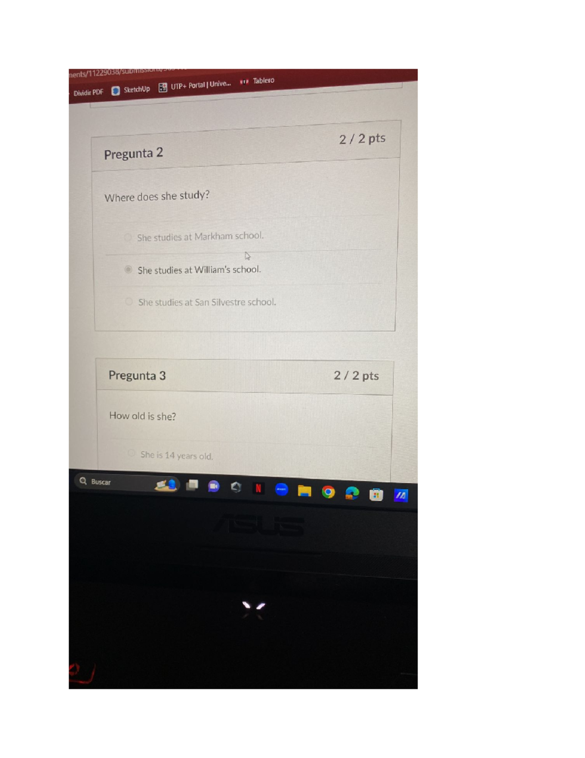 Quiz Reading Week 9 - Ingles I - Studocu