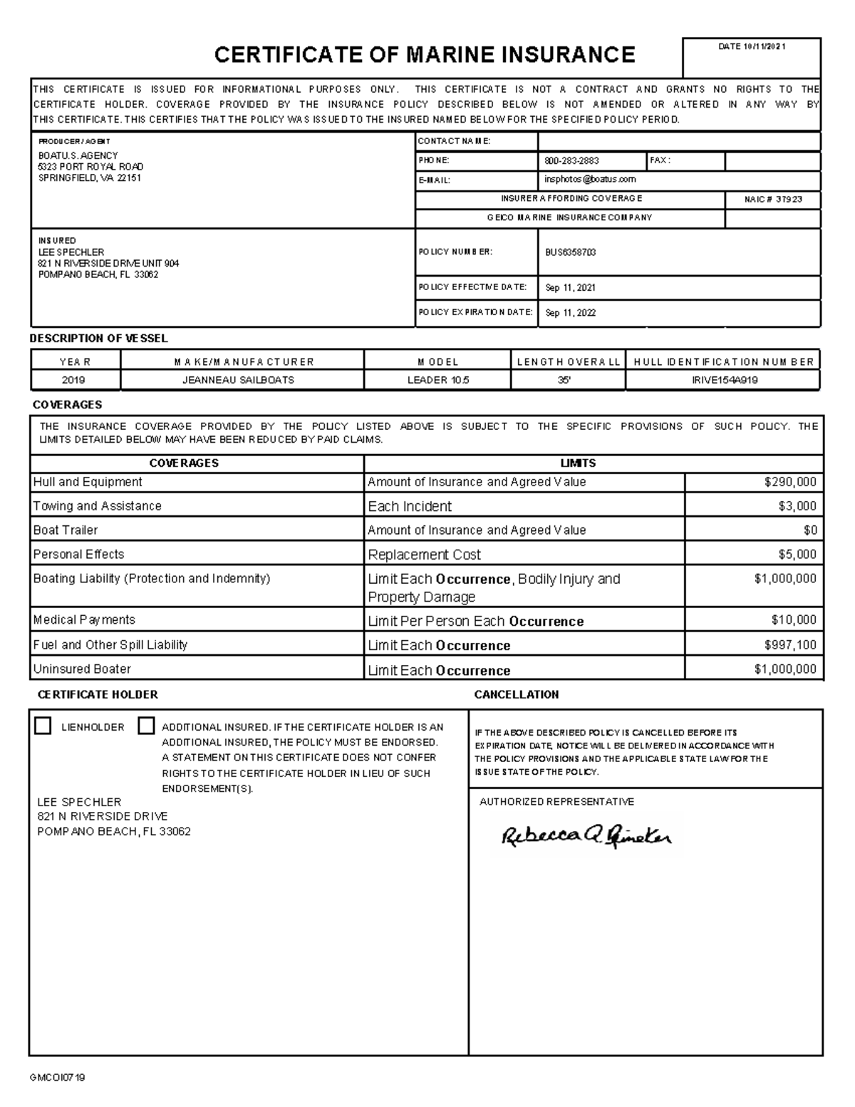 46436 proof-of-insurance-file-upload Nauti Pilot Certificate Of ...