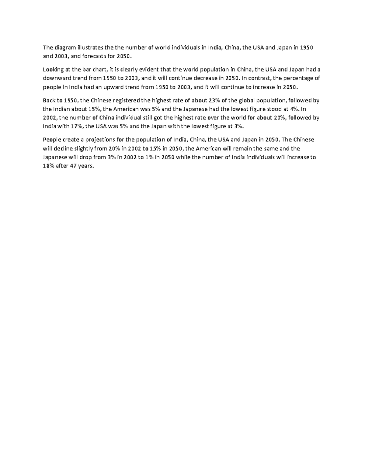 Task 1 bar chart 2 - hjhjhj - The diagram illustrates the the number of ...