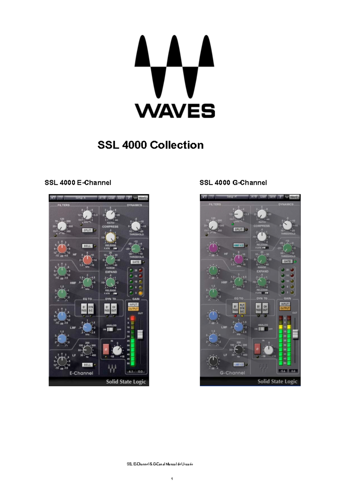 Ssl-e-channel - Jsvdkxnxb - SSL E-Channel & G-Canal Manual de Usuario ...