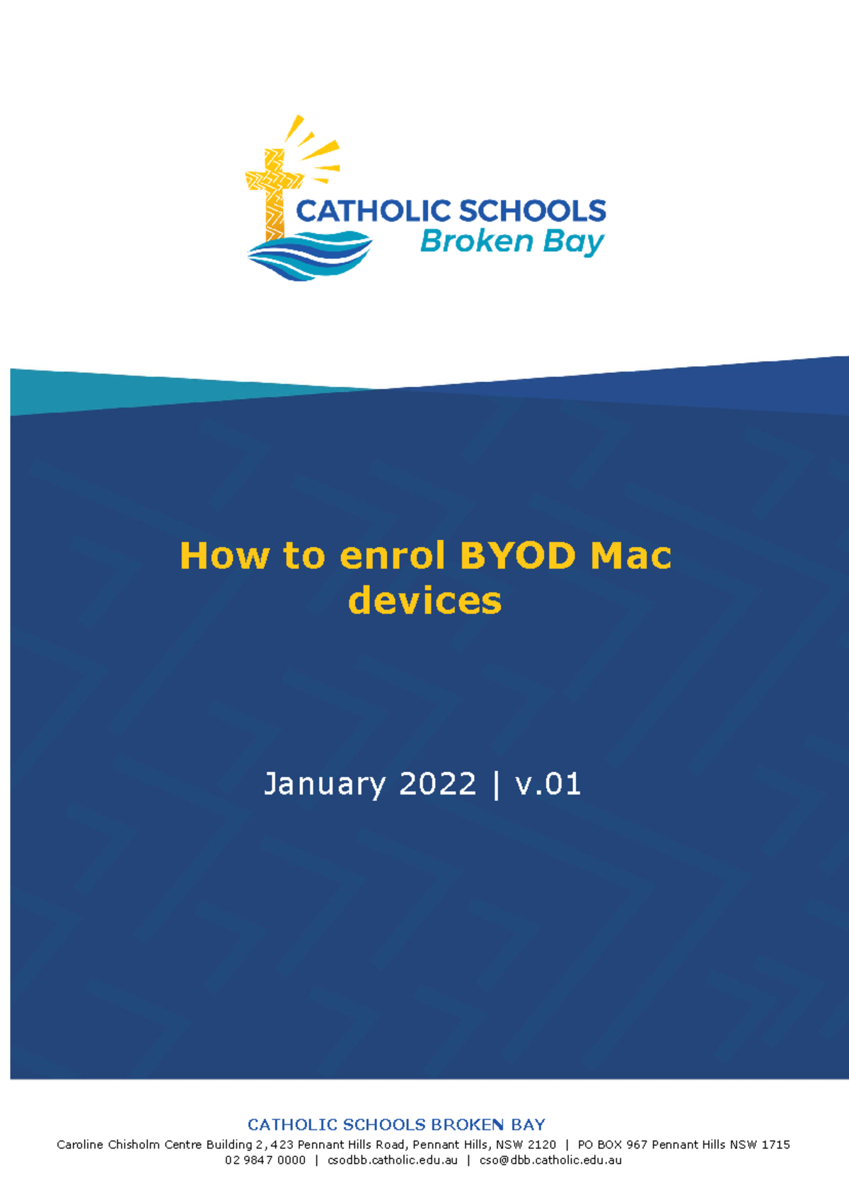 News Item(813) - How to enrol a Student Macbook - BYOD - CATHOLIC ...