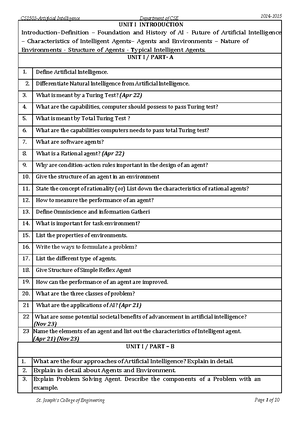 CAT Question Paper Format AL3391 - ALPHA COLLEGE OF ENGINEERING ...