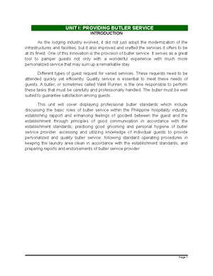 SHS Cookery 1 - Chapter I: USE OF KITCHEN TOOLS, EQUIPMENT, AND ...