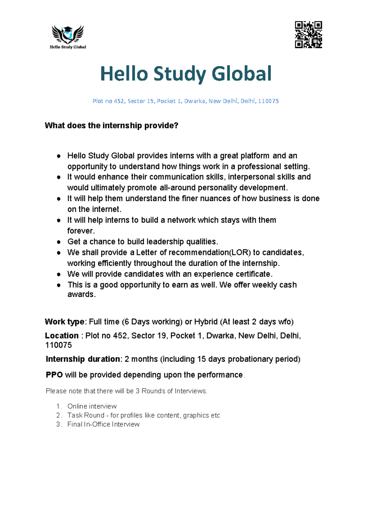 Hello Study Global JD - Summary bachelors of business administration ...