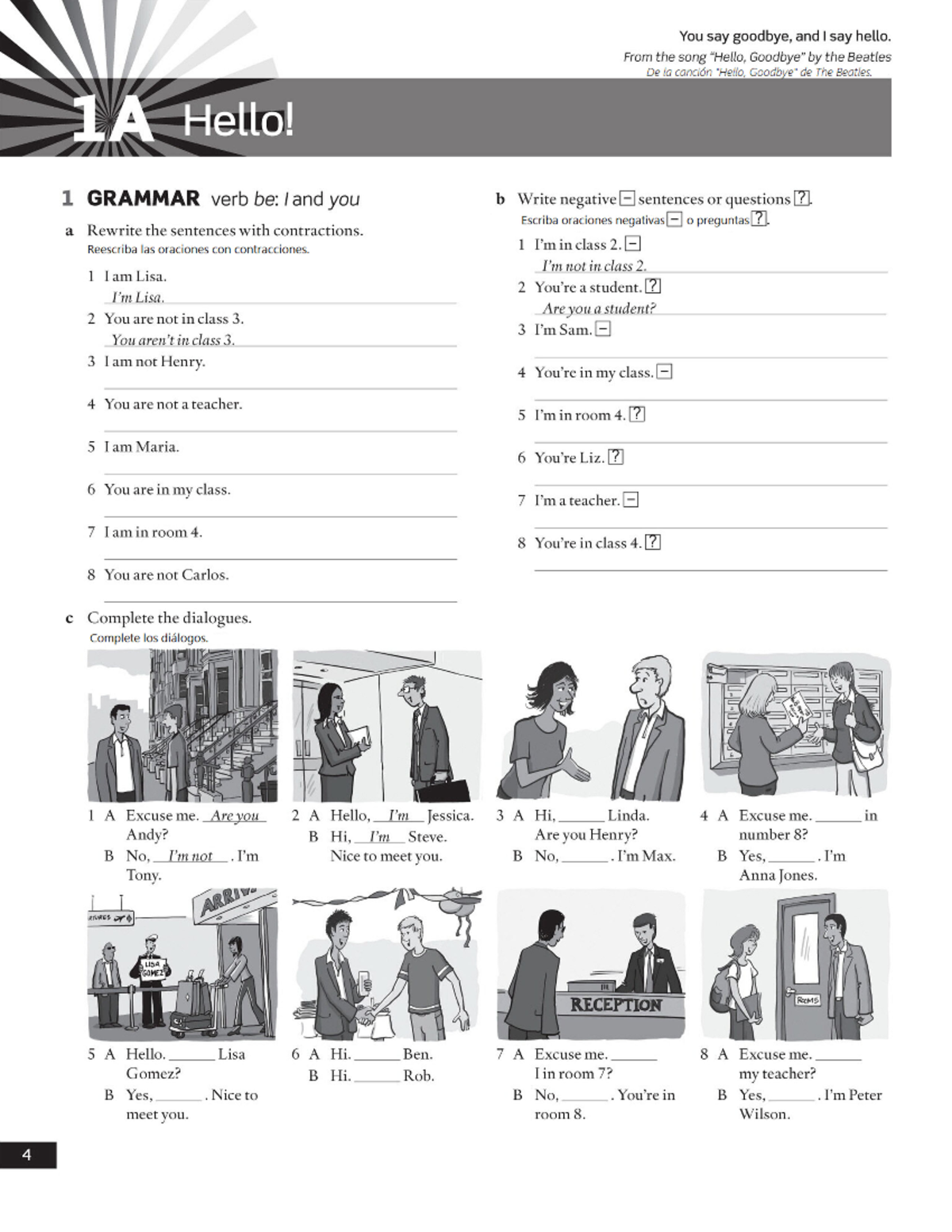 1A Workbook - English - Studocu