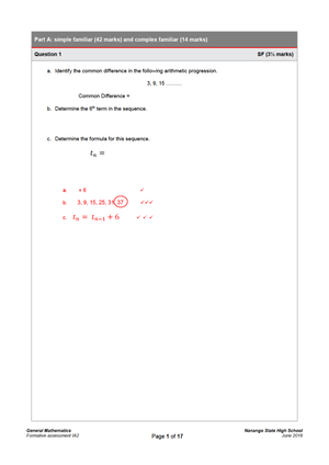 Maths EXAM Practice - 210879 Queensland Curriculum and Assessment ...