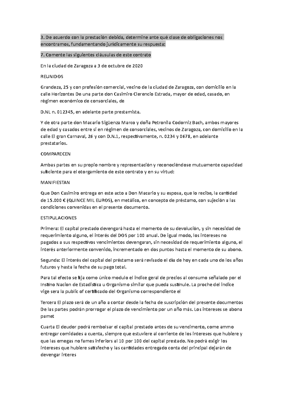 Práctica Leccion 2 y 3 derecho civil obligaciones y contratos - De ... Práctica Leccion 2 y 3 derecho civil obligaciones y contratos - De ...