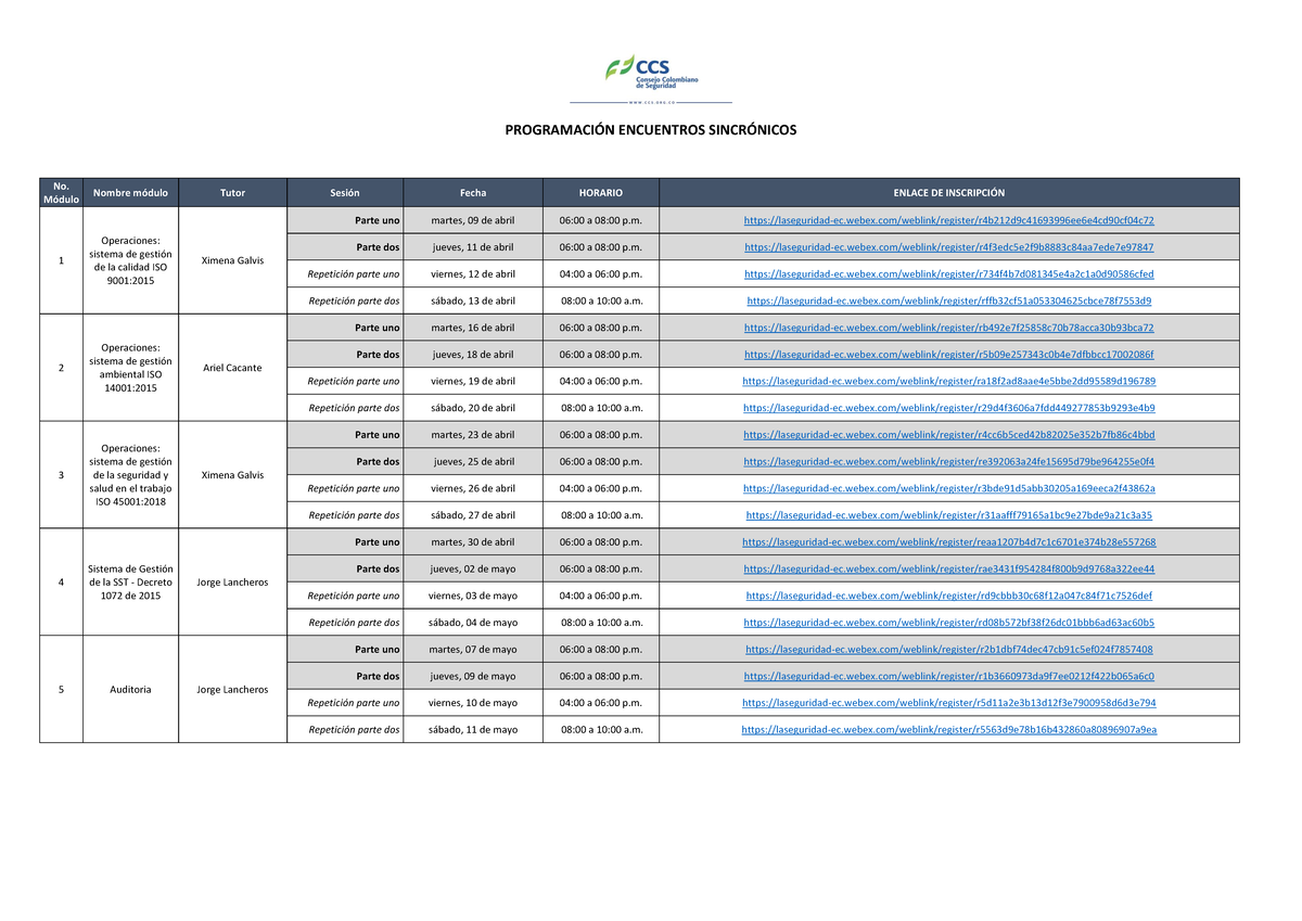 DC1255 2024 programaci oacute n encuentros sincr oacute nicos curso ...
