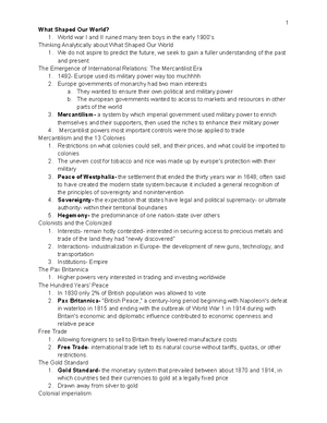 APWH UNIT 4 - This is the study guide for the end of the year - Unit 4 ...