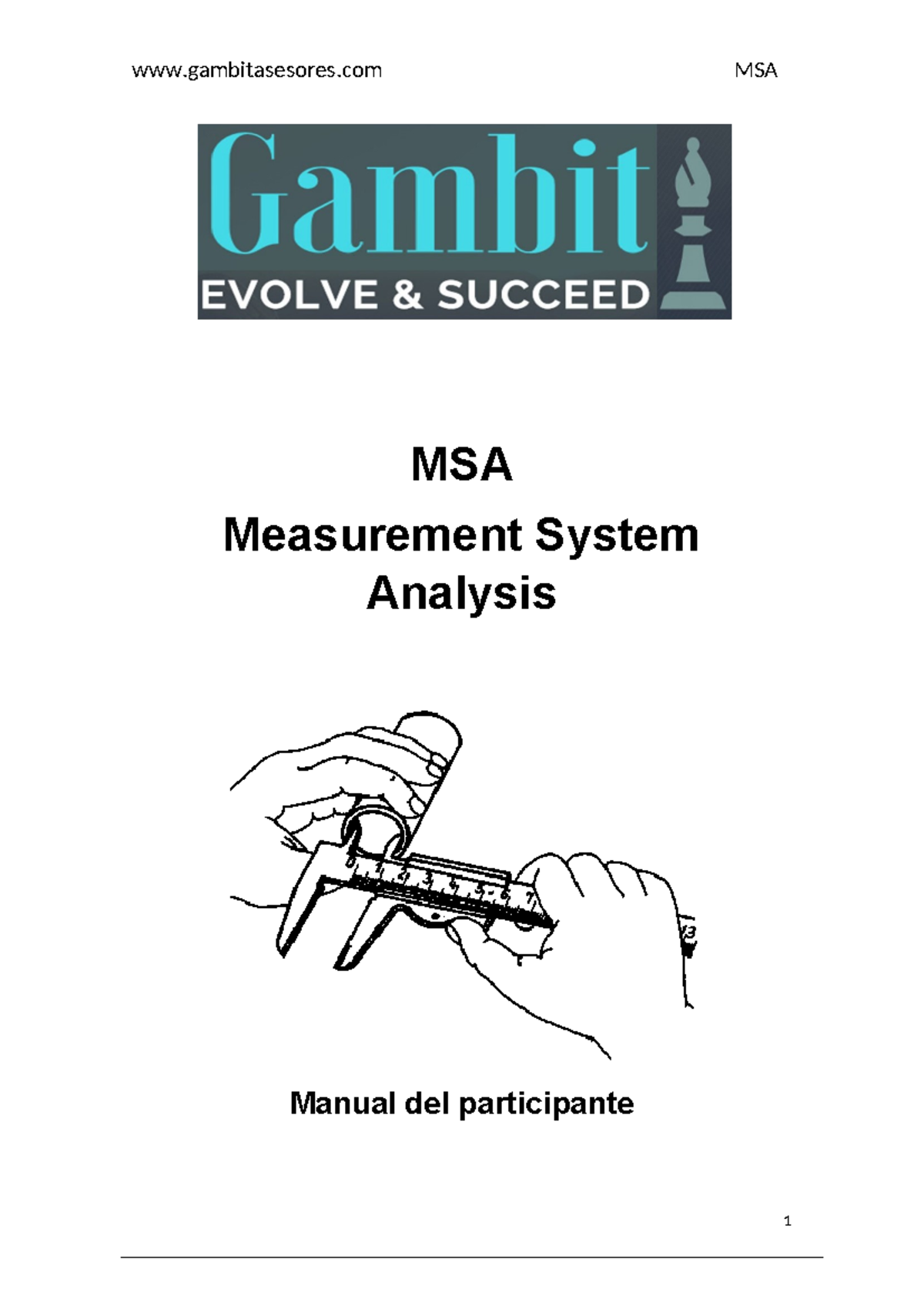 MSA IATF - Curso - MSA Measurement System Analysis Manual del ...