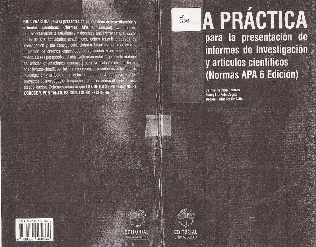 Guia practica Normas APA 6 Edicion - Álgebra multilineal y formas ...