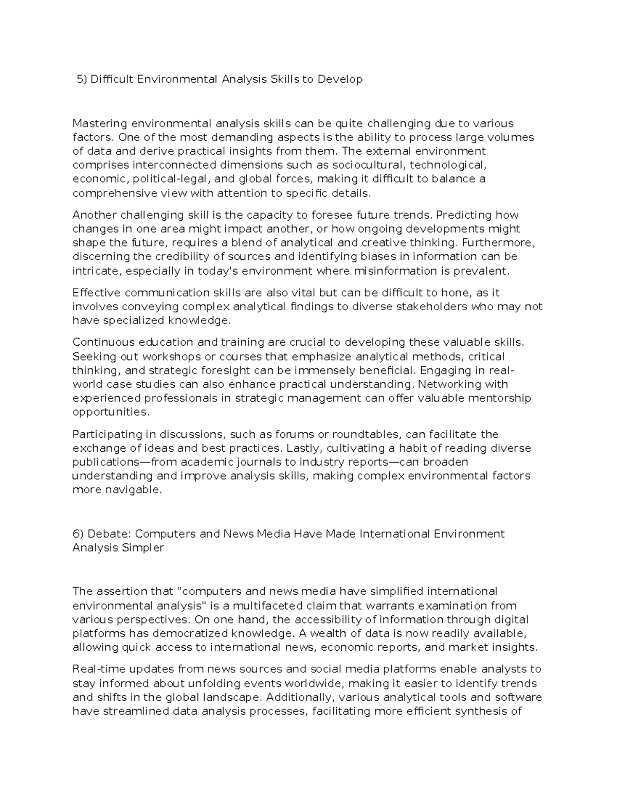 Chapter 4 review case - ada - Difficult Environmental Analysis Skills ...