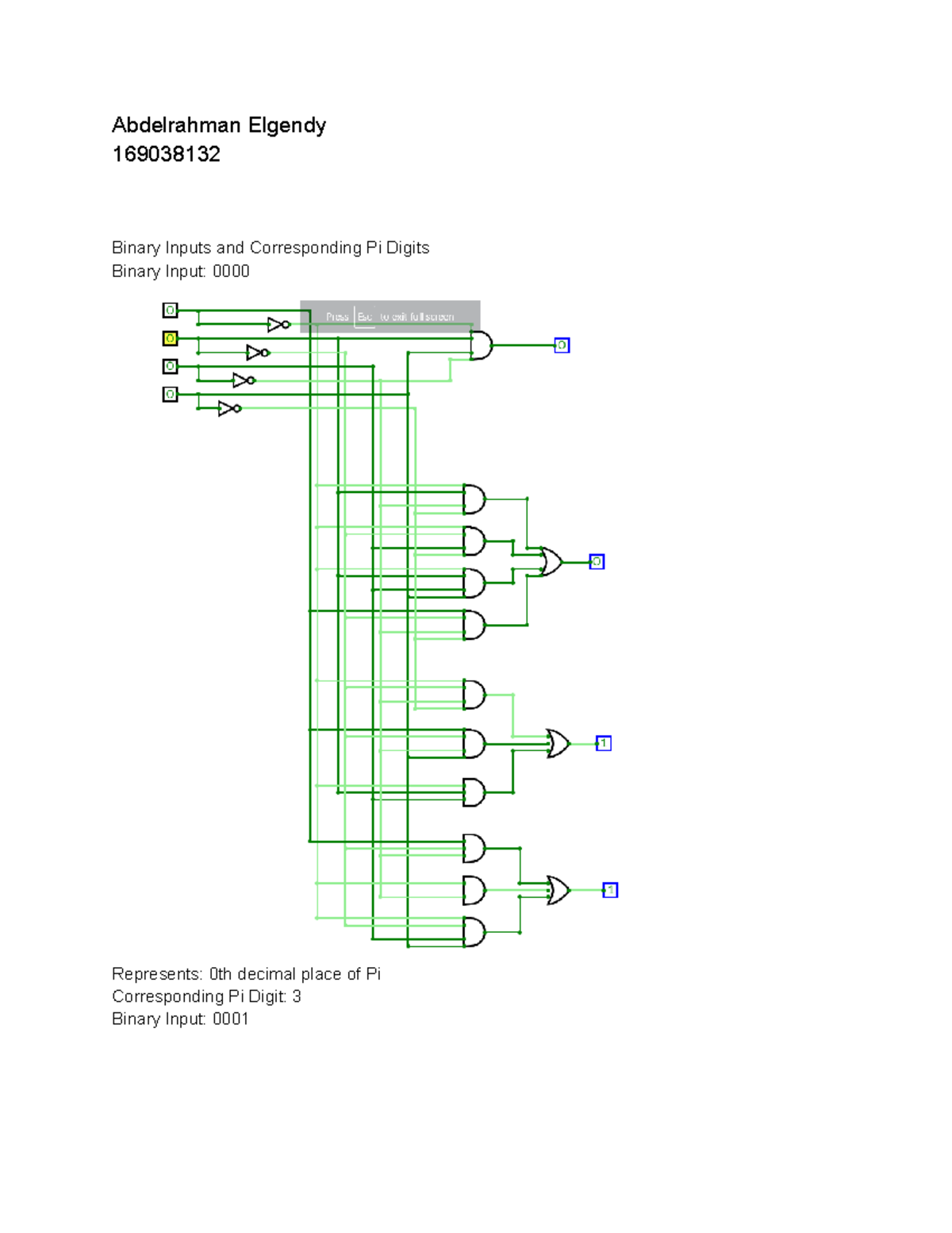 Binary Inputs and Corresponding Pi Digits - Abdelrahman Elgendy ...