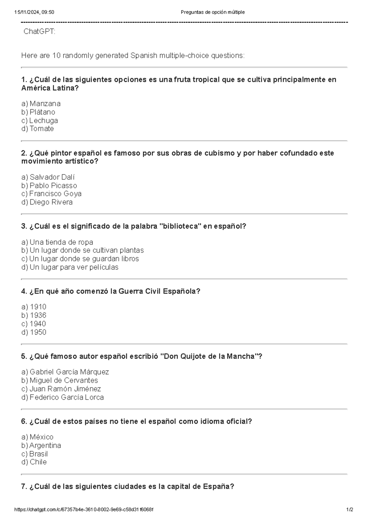 Spanish 100cowottertheapartmentmadmax - Studocu