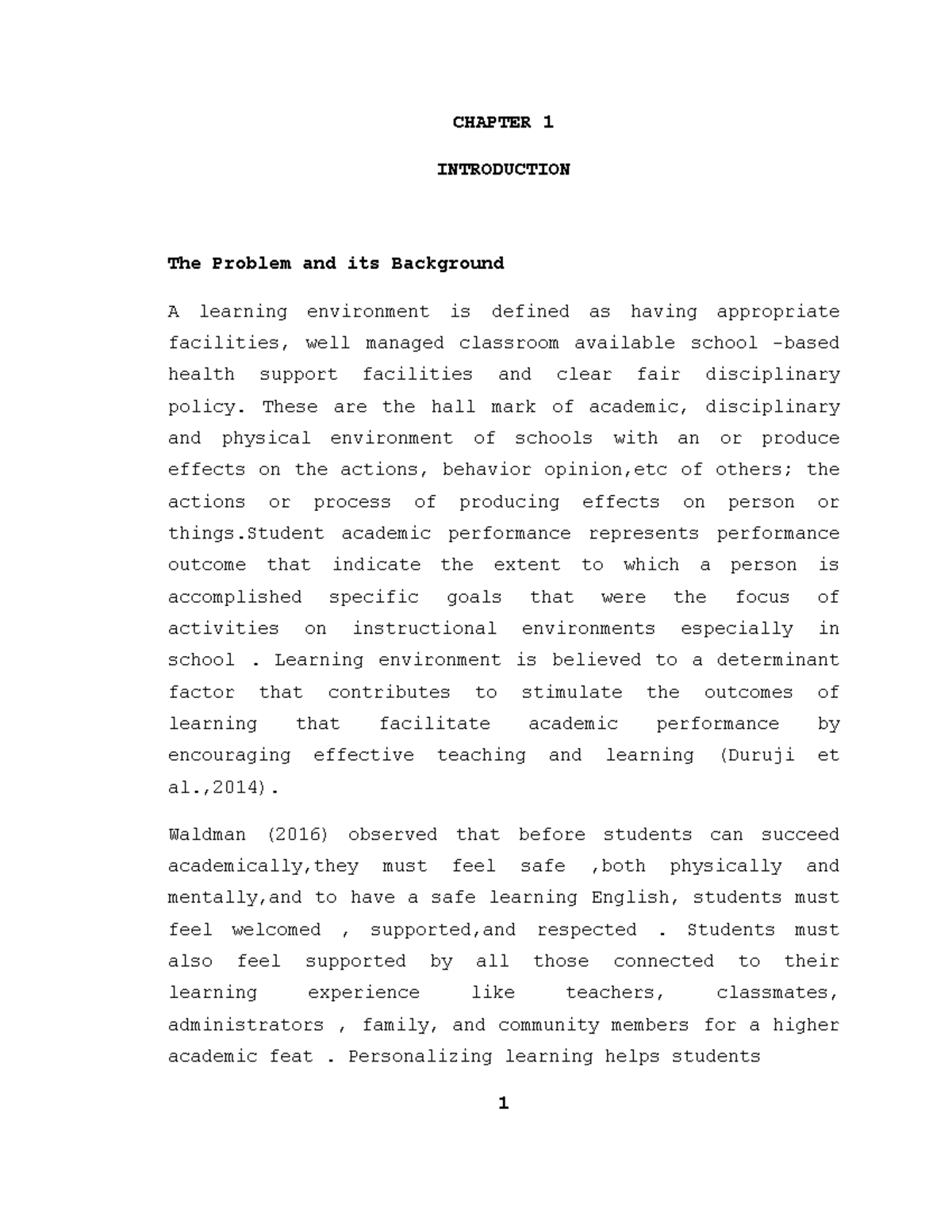 Action Research G4 - BSPHARMACY - CHAPTER 1 INTRODUCTION The Problem ...