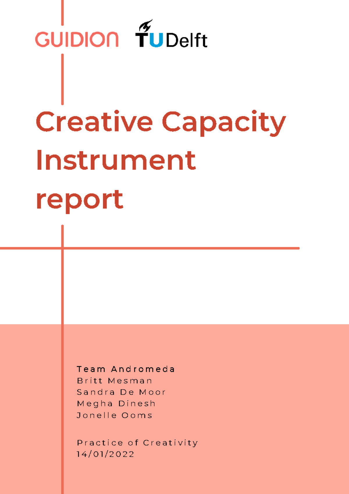 Creative Capacity Client Report - Creative Capacity Instrument report T ...