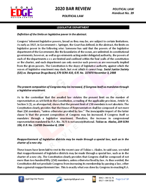 HO 32 - Civil Law - Chair's Cases - CHAIR’S CASES Justice Marvic Mario ...