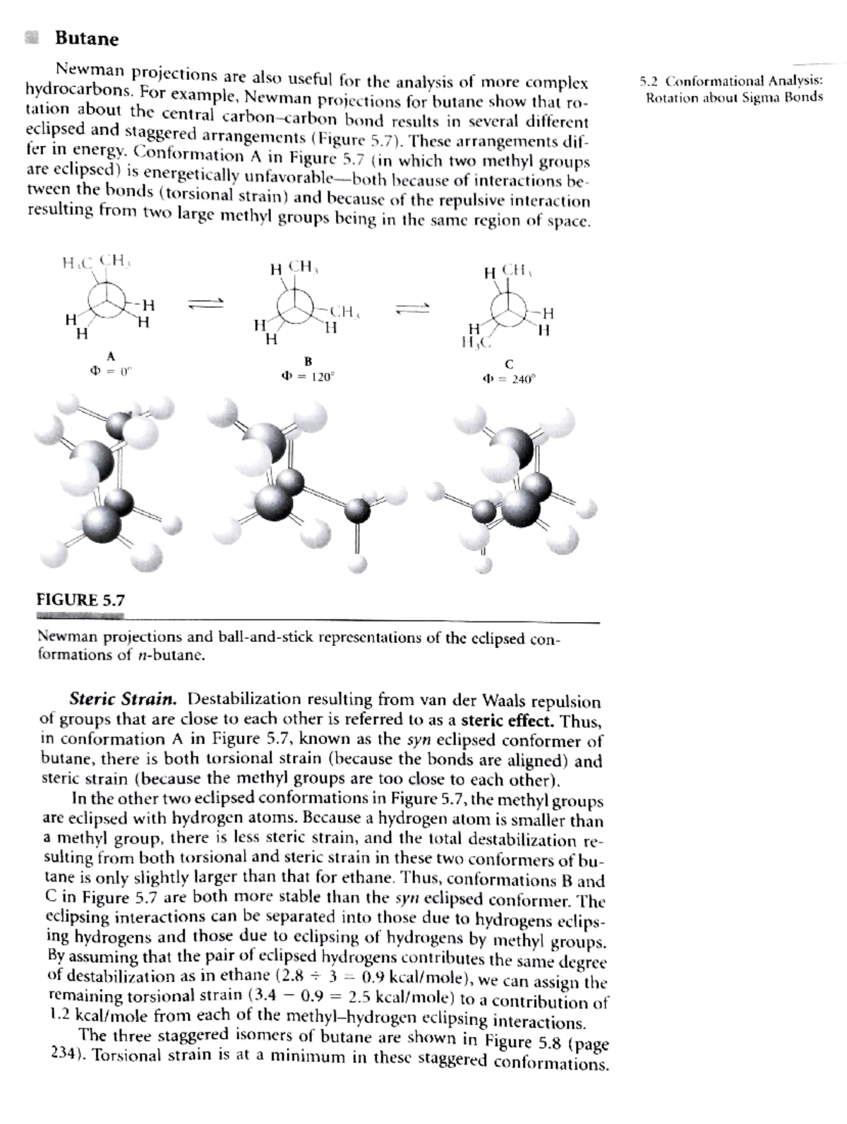 Stereochemistry of butane - Butane Newman projections are also useful ...