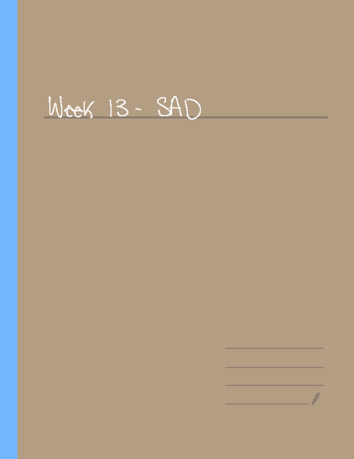 W13-SAD - This is about the system development life cycle and I put in ...