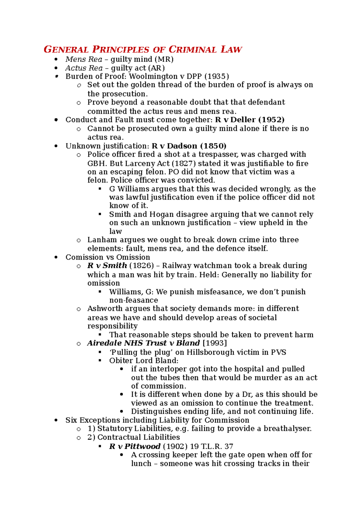 General Principles of Criminal Law - GENERAL PRINCIPLES OF CRIMINAL LAW ...