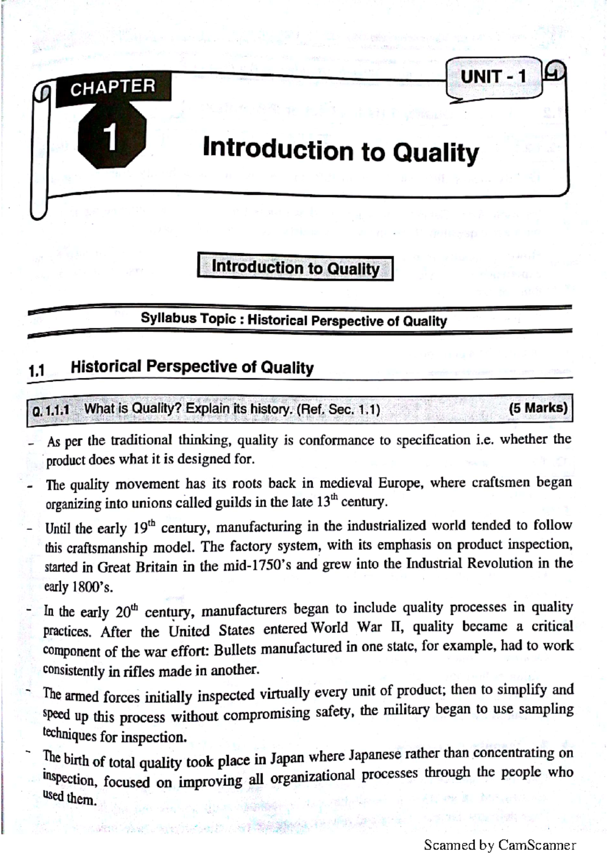 SQA UNIT1 - Lecture notes Unit 1 - Software Testing And Quality ...