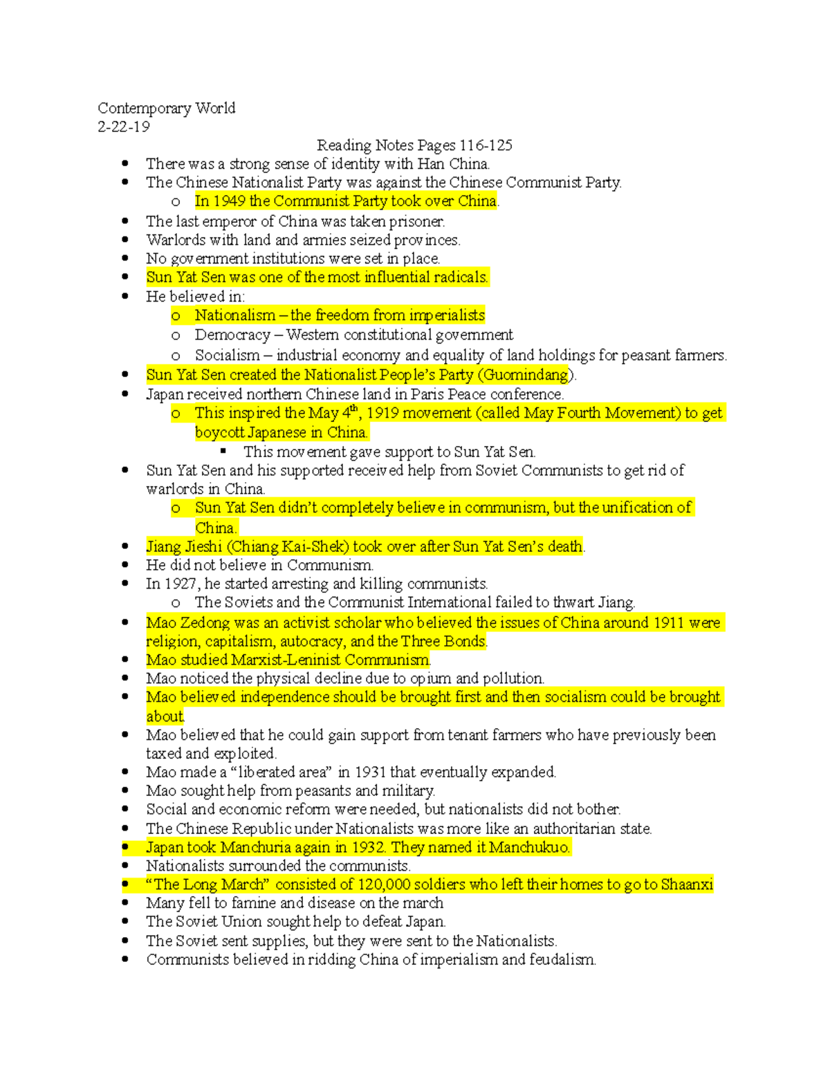 Contemporary World History PG 116-125 - Contemporary World 2-22 ...