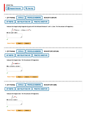 7.2 Trigonometric Integrals - Math 152, section 4, Spring 2023 Web ...