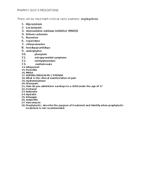 Levaquin - ATI med sheet - ACTIVE LEARNING TEMPLATES Medication STUDENT ...