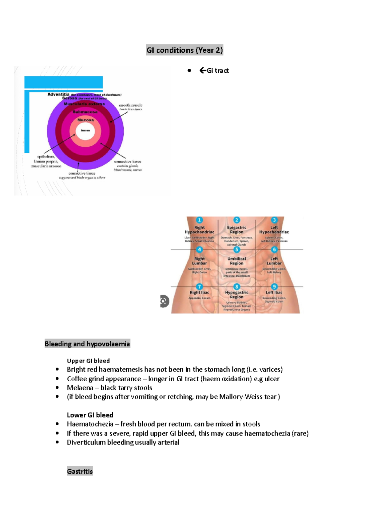 GI conditions - varices) Coffee grind appearance – longer in GI tract ...