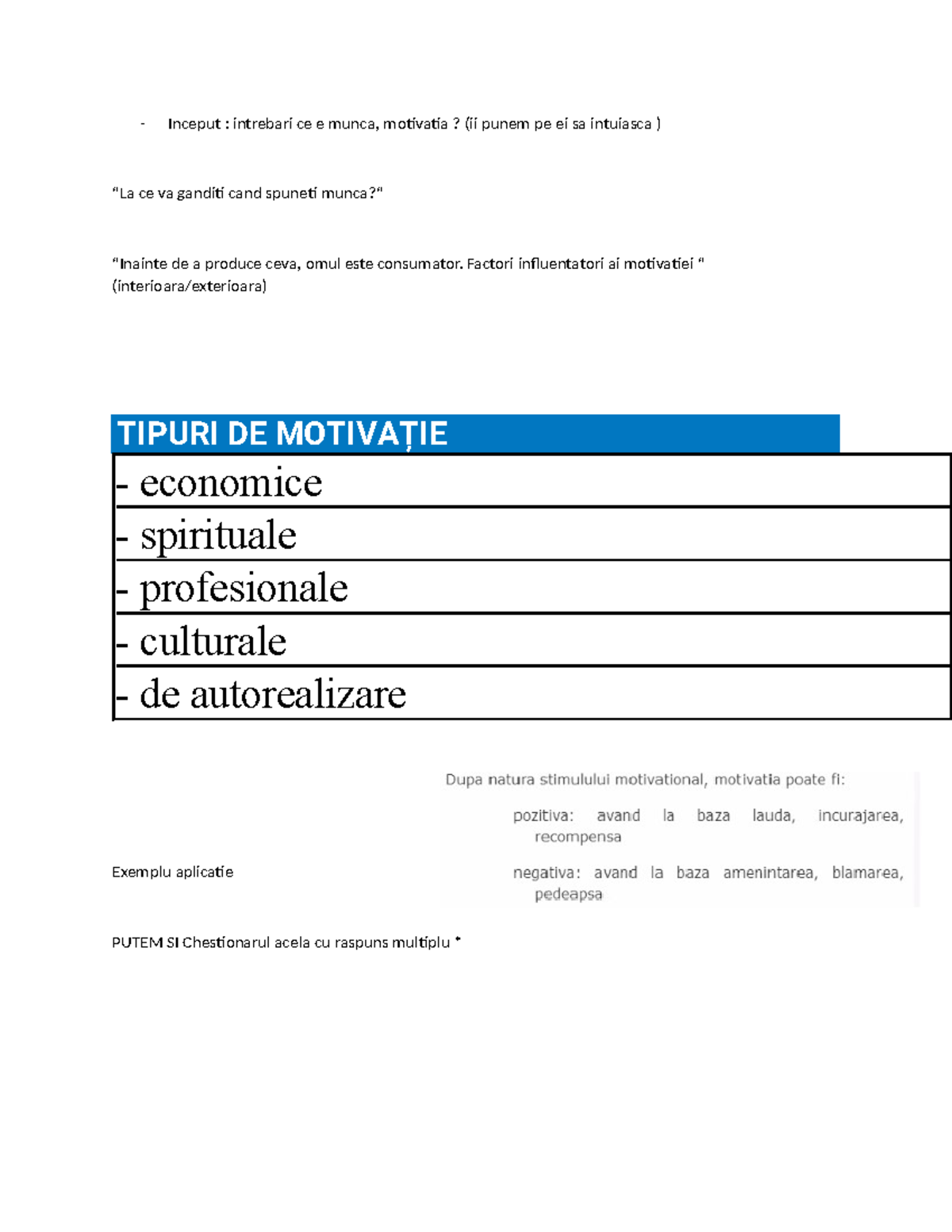 Prezentare Peda - ihui - Inceput : intrebari ce e munca, motivatia? (ii ...