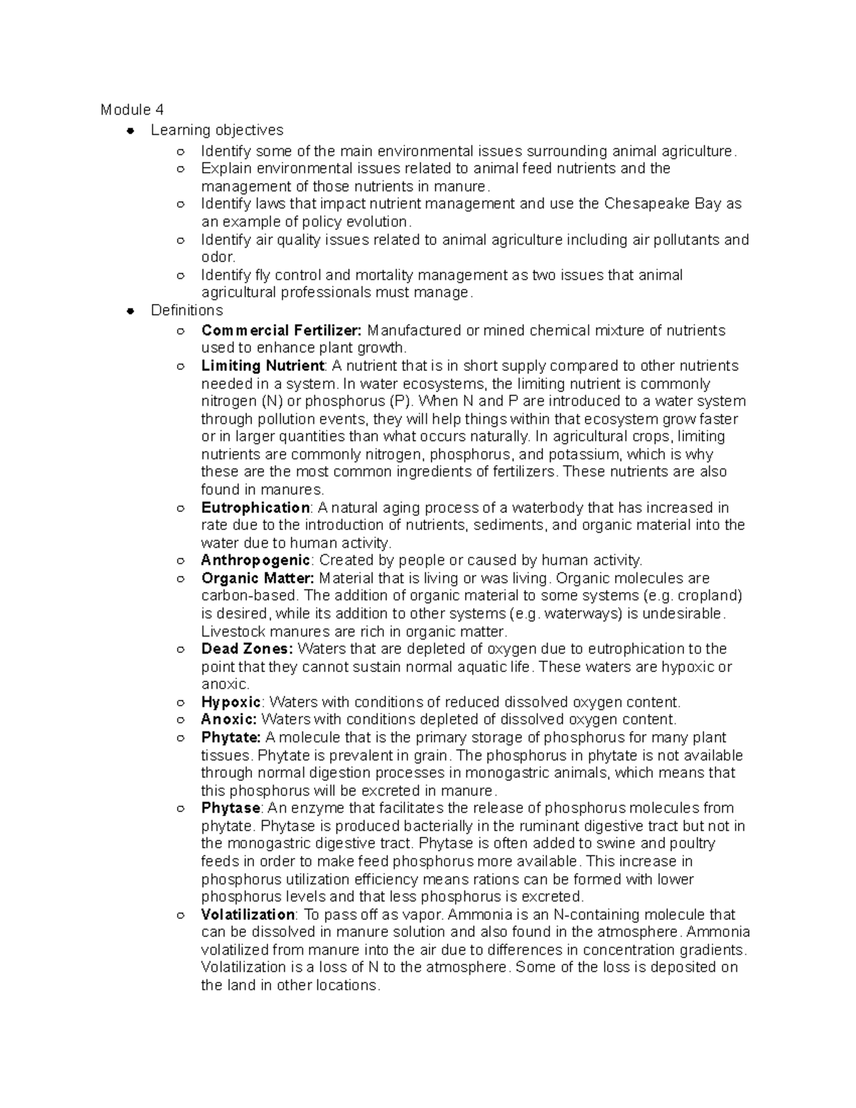 Module 4 - MOD4 - Module 4 Learning objectives Identify some of the ...