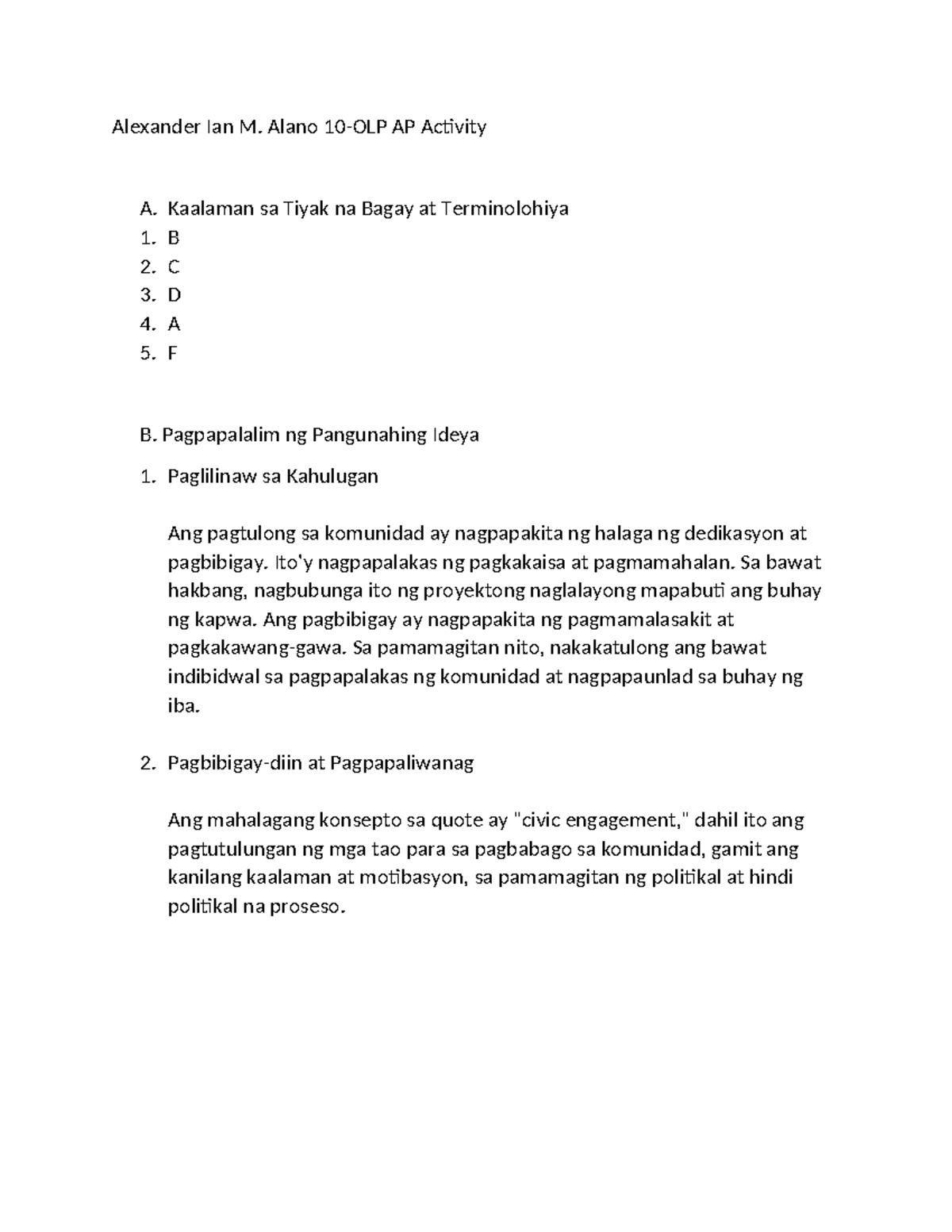 AP Activity - aye - Alexander Ian M. Alano 10-OLP AP Activity A ...