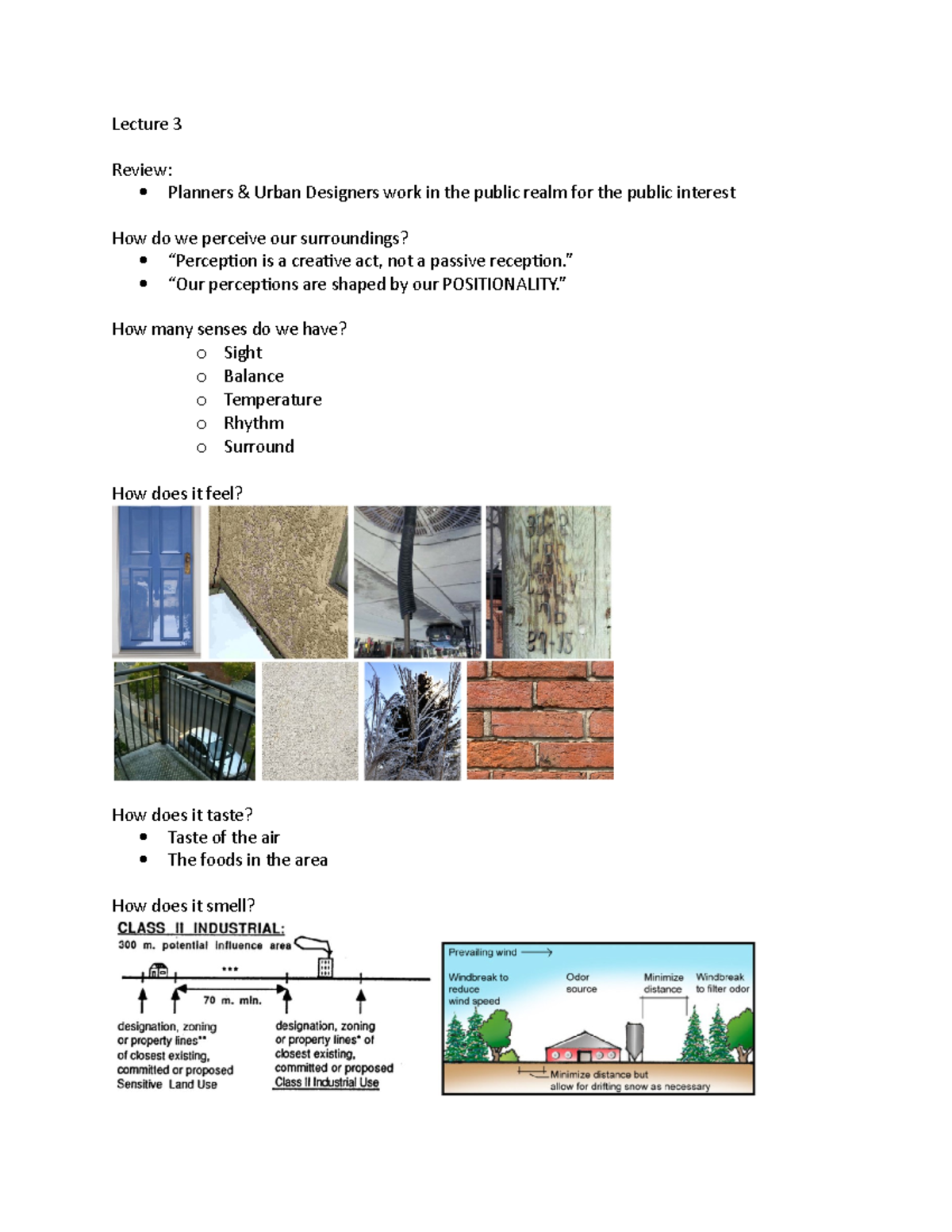 Lecture 3 - Lecture 3 Review: Planners & Urban Designers work in the ...
