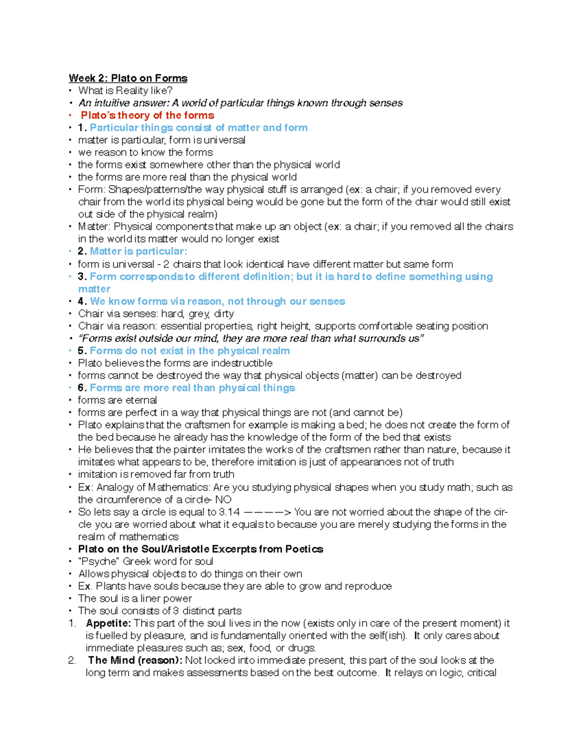 Full exam review, includes all reading summaries and key points ...