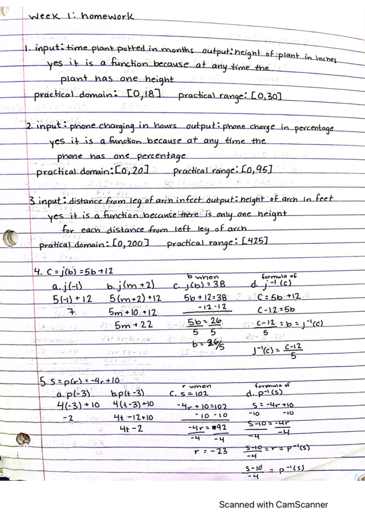 Function Notation Practice Mat 1187 Studocu