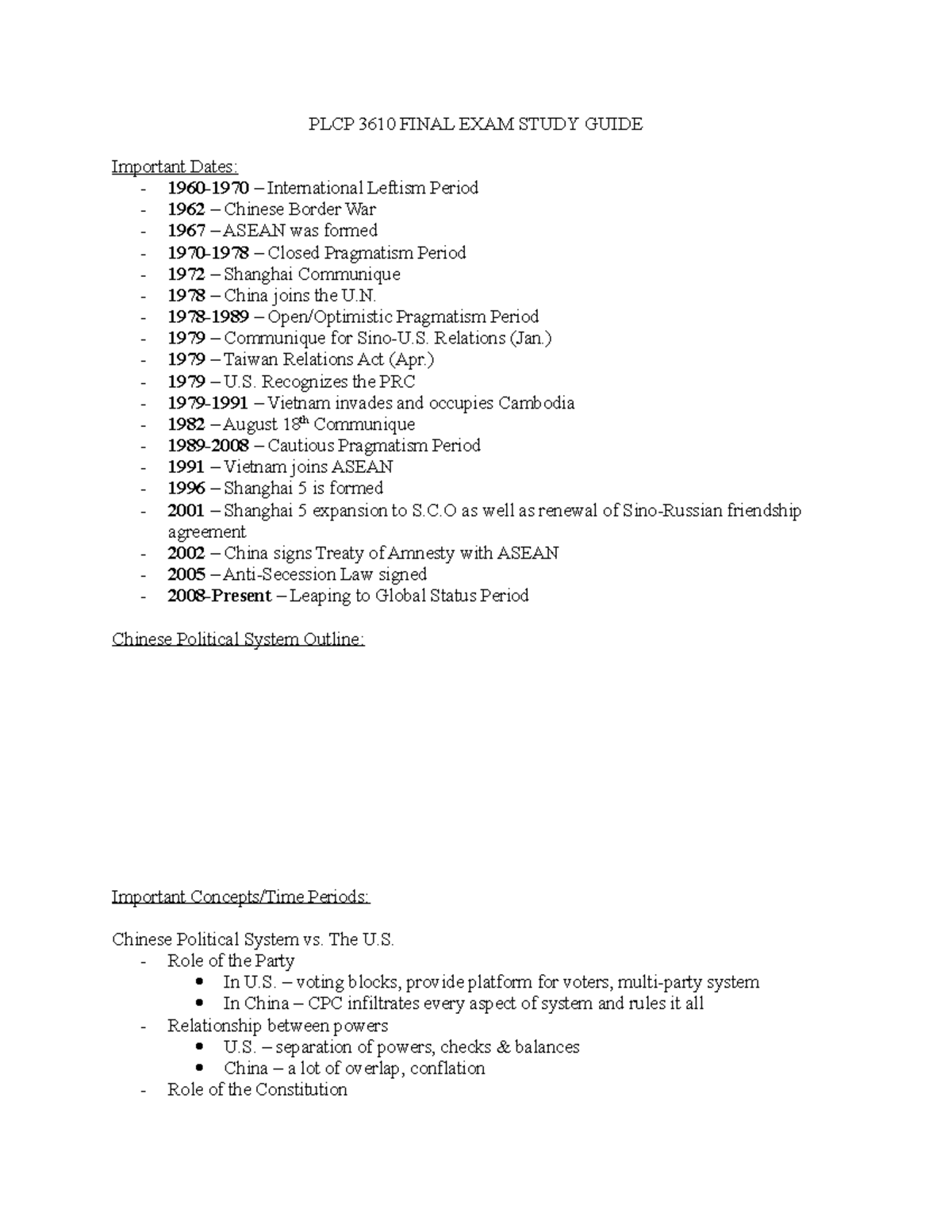 PLCP 3610 Final EXAM Study Guide - PLCP 3610 FINAL EXAM STUDY GUIDE ...