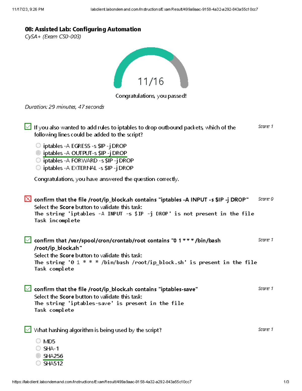 Configuring Automation - 11/17/23, 9:26 PM - Studocu