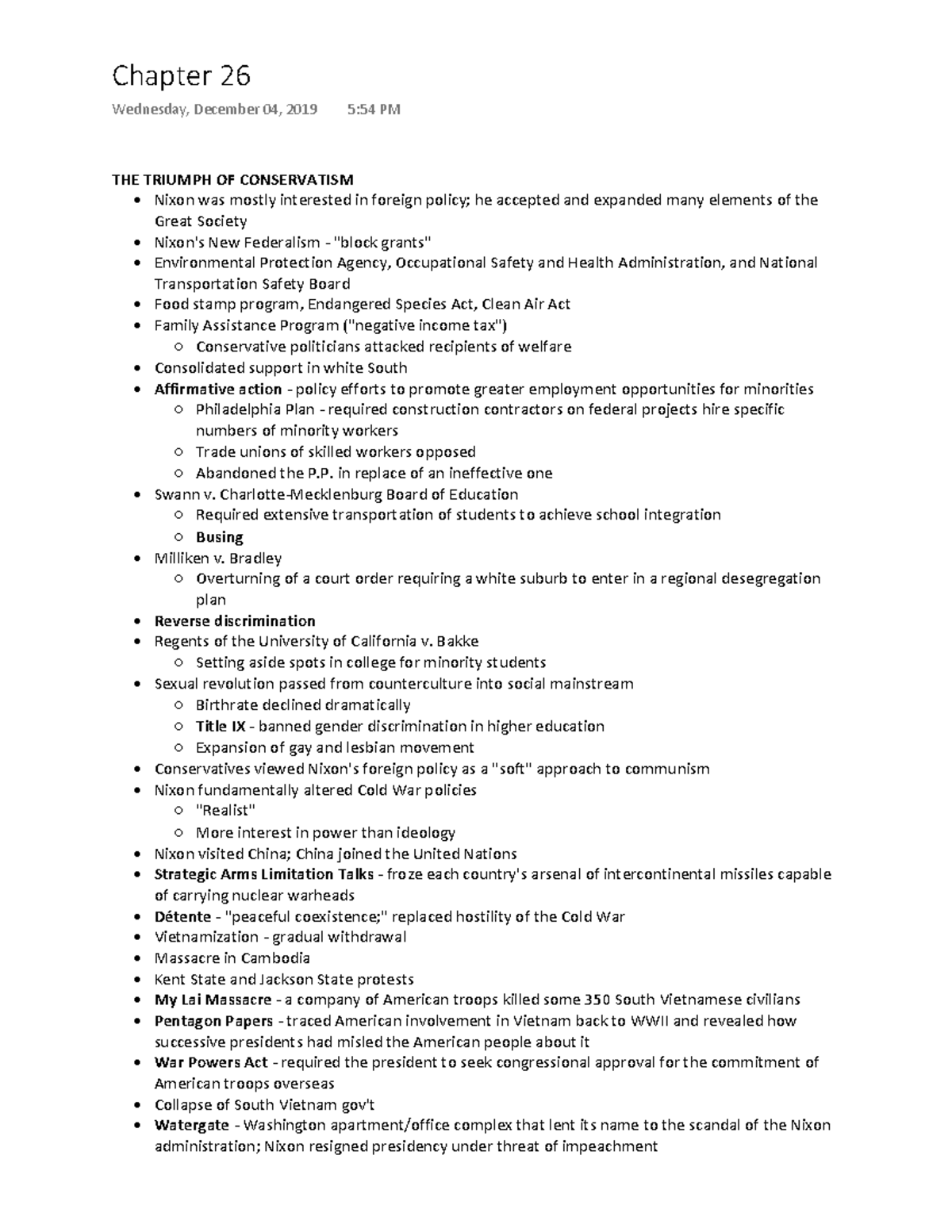 Chapter 26 Notes - d, dZ/hDW, K& KE^ Zs d/^D - Studocu