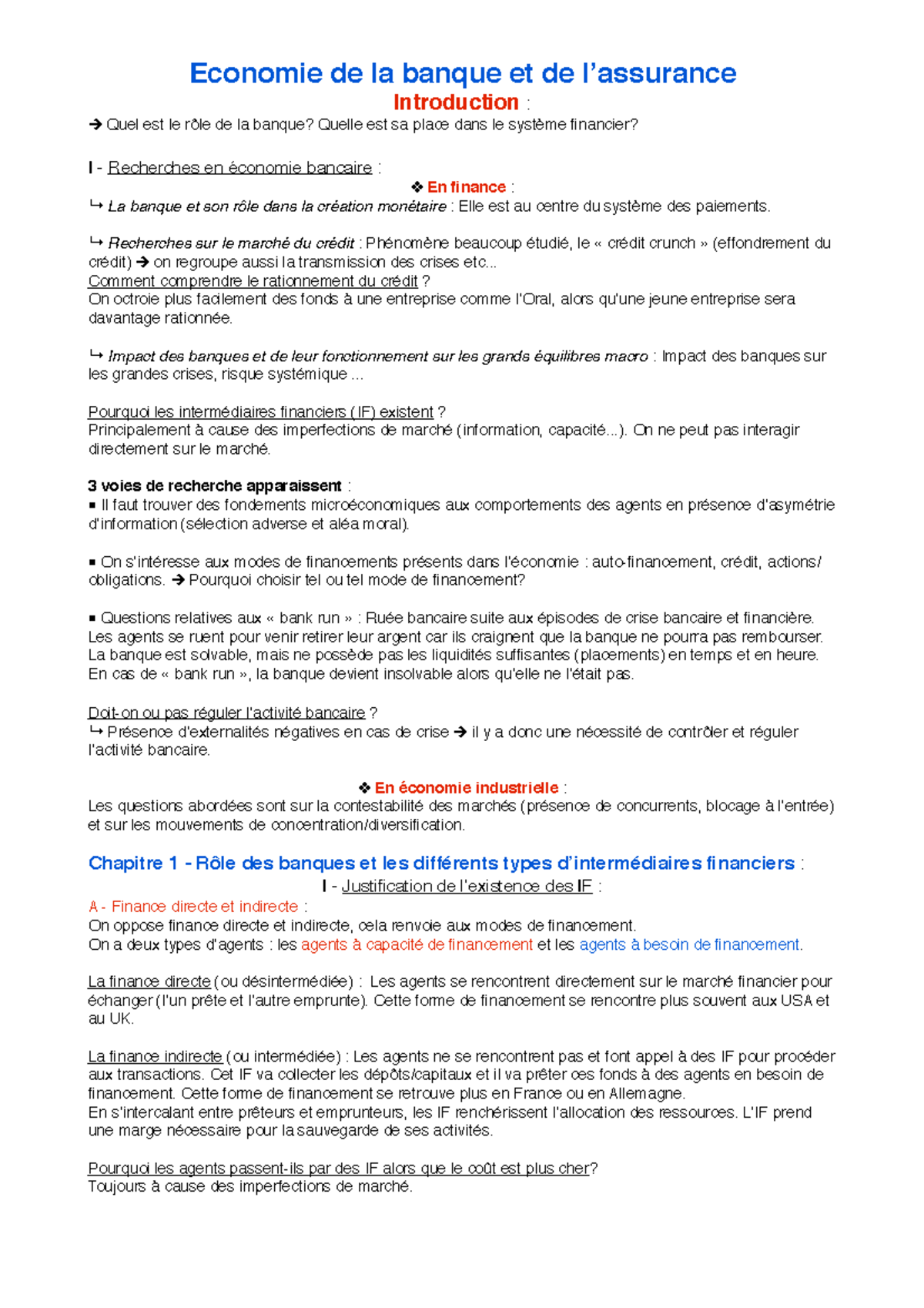 Economie Bancaire - Warning: TT: more functions defined than expected Introduction :! Quel est ...