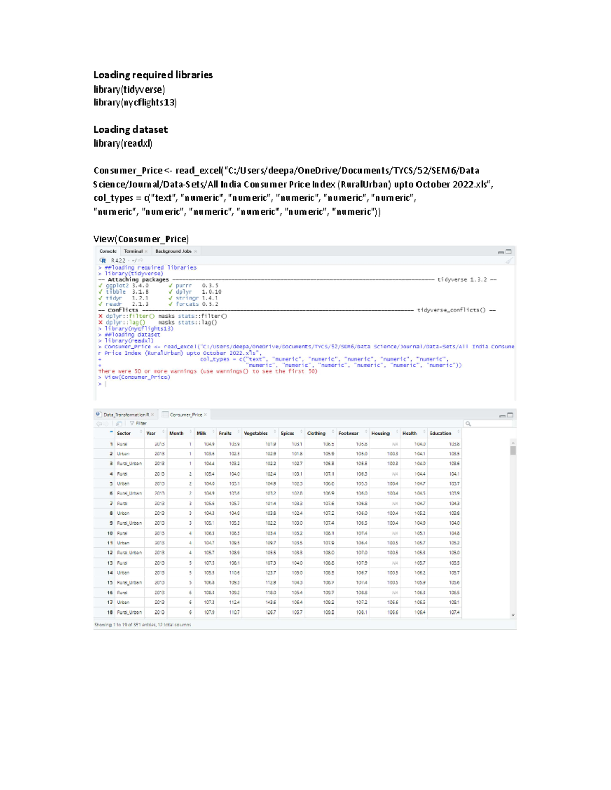 Unstructured Data - Loading required libraries library(tidyverse) library(nycflights13) Loading ...