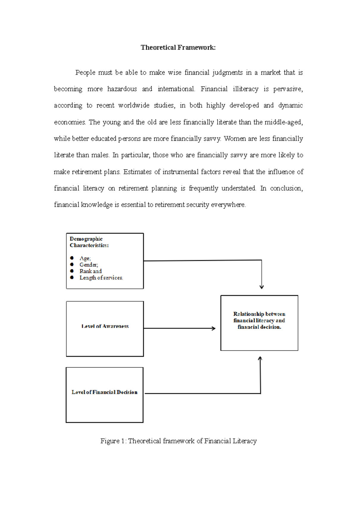 Theoretical-framework - Theoretical Framework: People must be able to ...